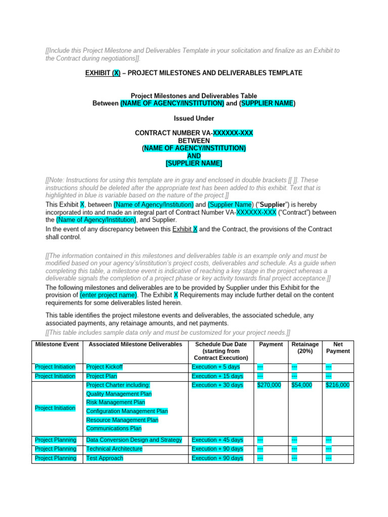Milestone Deliverable Template | PDF | Computing