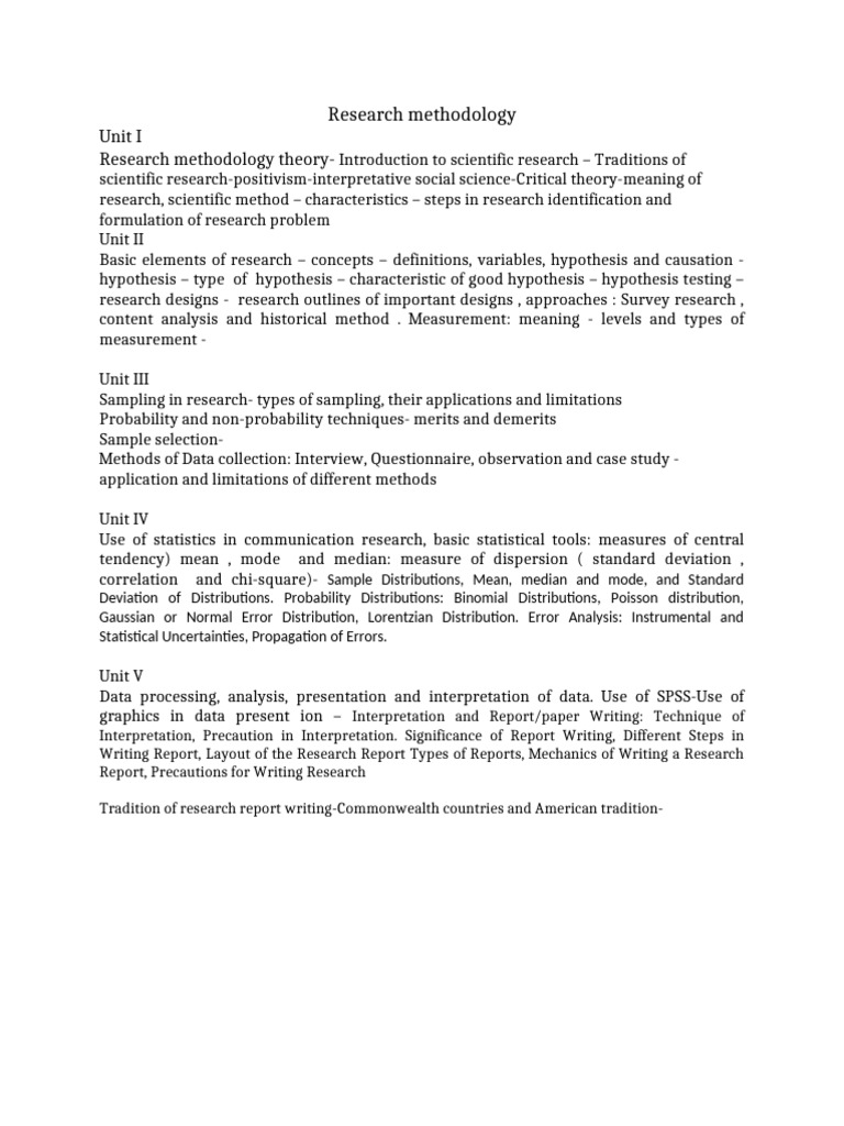 Revised Research Methodilogy | PDF