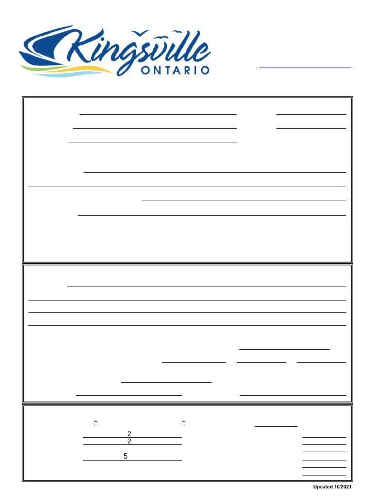 Entrance & Encroachment Permit (Updated 10 - 2021) | PDF | Sanitary ...