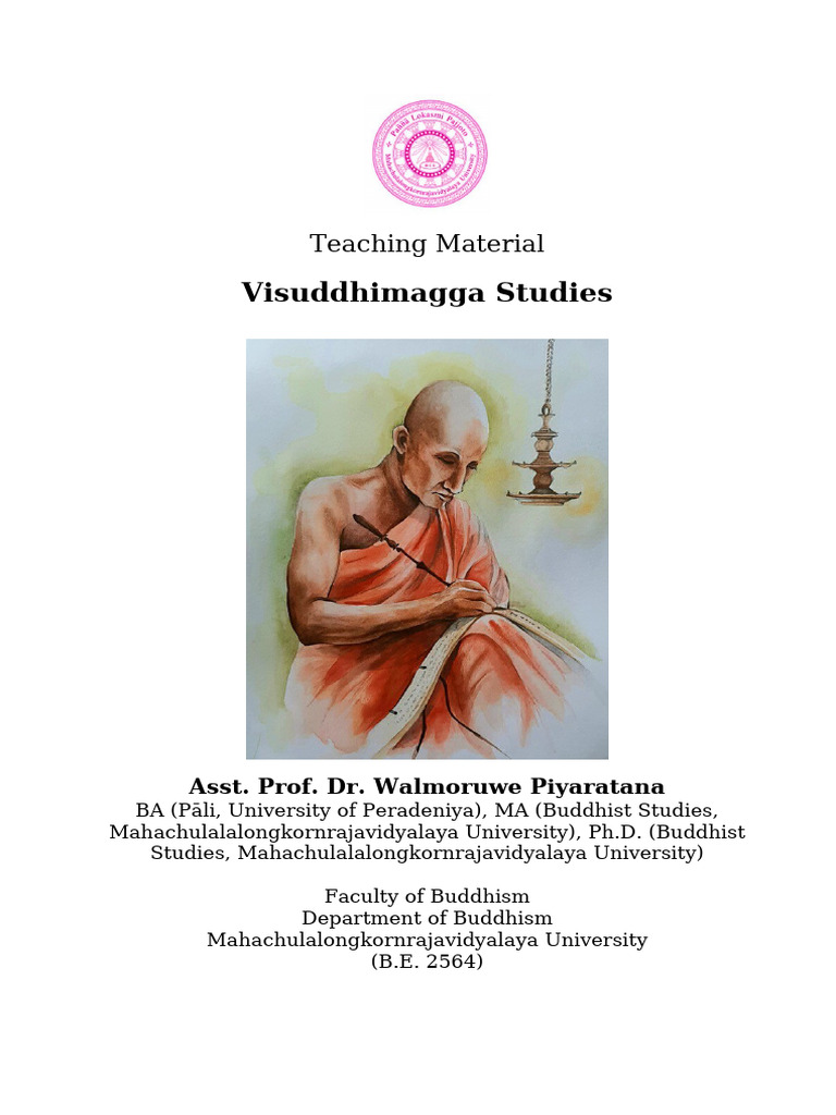 Visuddhimagga Studies | PDF | Common Era | Pali