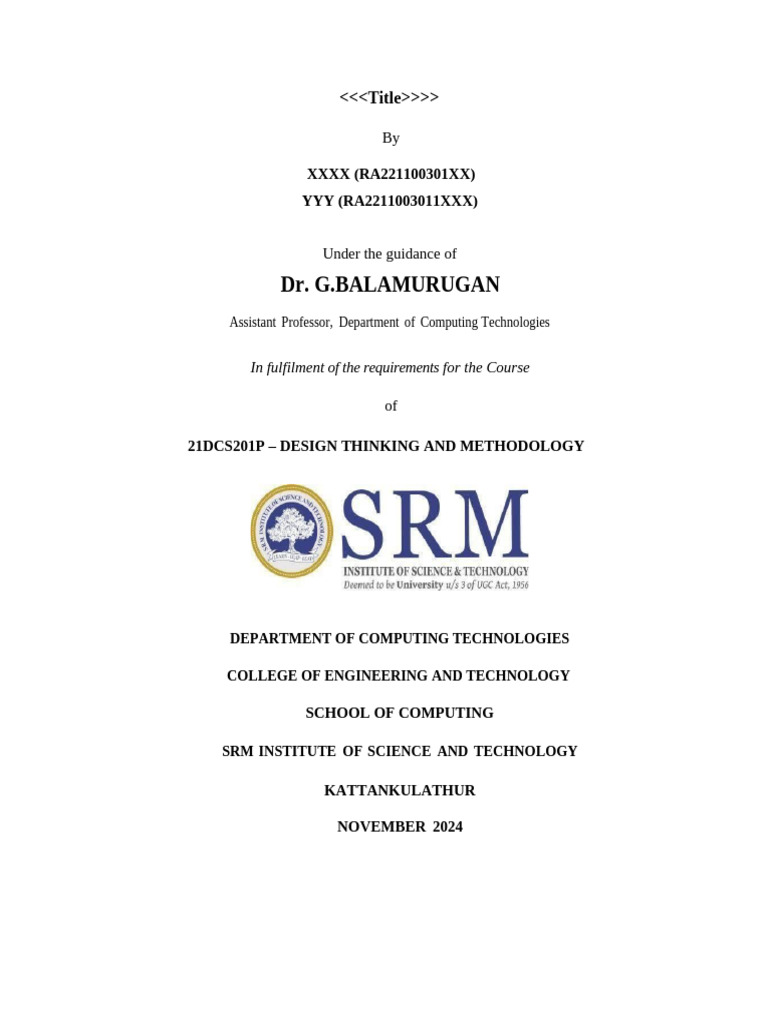 DTM Report Format | PDF