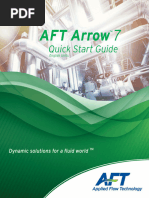 AFT Arrow9 Quick Start English Units | PDF | Fluid Dynamics | Gases