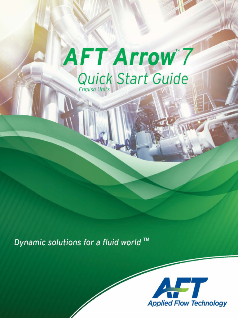 AFT Arrow Quick Start Guide | PDF | Fluid Dynamics | Gases