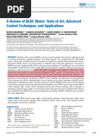 Foc Control of BLDC Motor | PDF | Electric Motor | Power Inverter