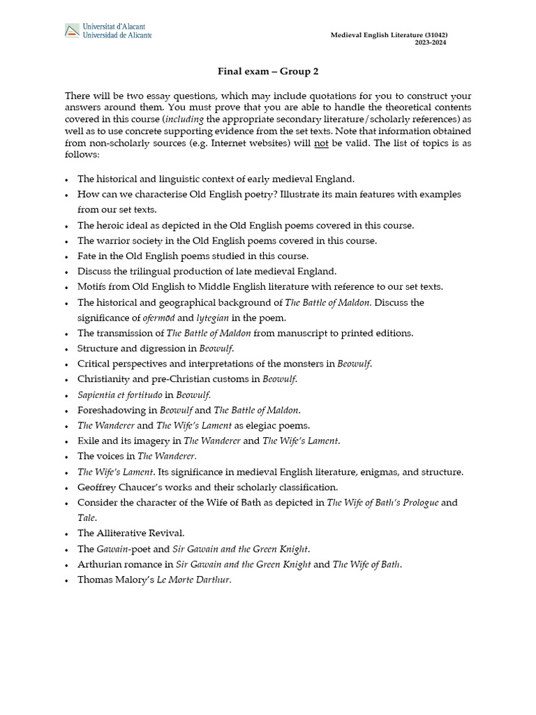 Sample Questions 2023-24 | PDF