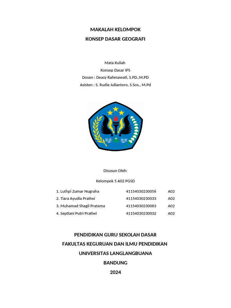 Makalah Konsep Dasar IPS | PDF