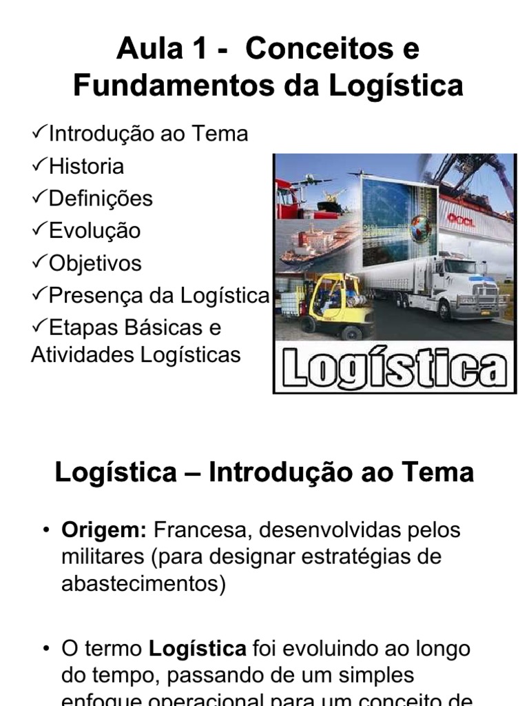 Fundamentos da Logística | PDF | Logística | Cadeia de suprimentos
