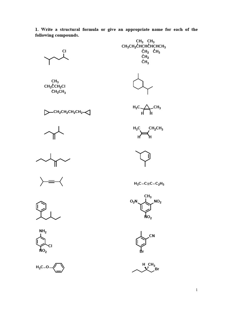 Organic Chemistry Exercises | PDF | Molecular Orbital | Chemical Reactions