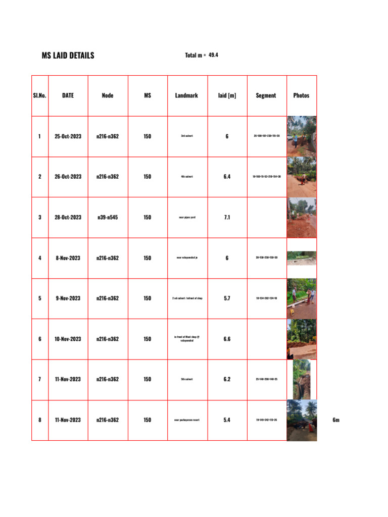 Ms laid details | PDF