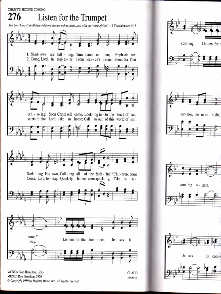 276 - Listen For The Trumpet | PDF | Systematic Theology | Theology