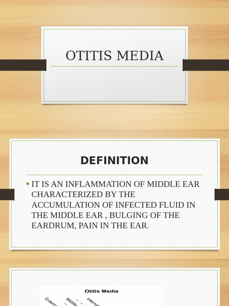 OTITIS MEDIA | PDF | Otology | Medical Specialties