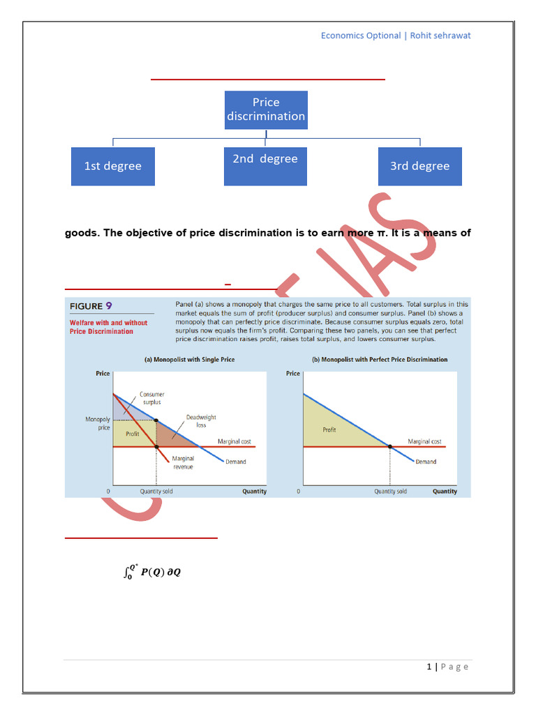 Monopoly Pricing and Price Discrimination | PDF | Monopoly | Price Discrimination