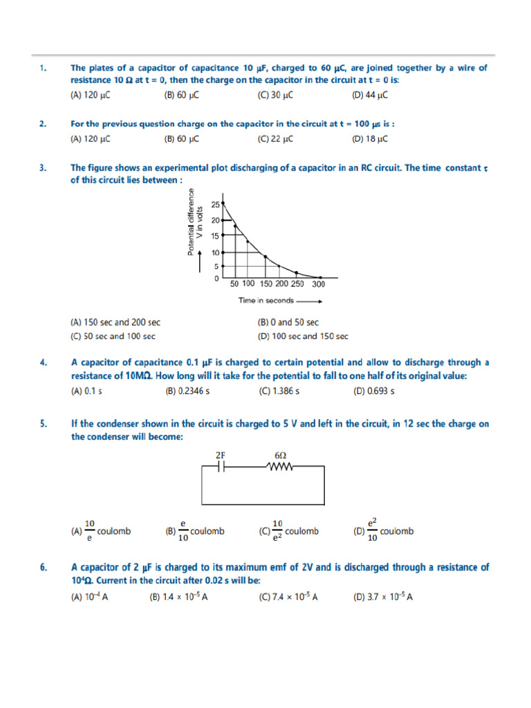 RC CIRCUITS | PDF