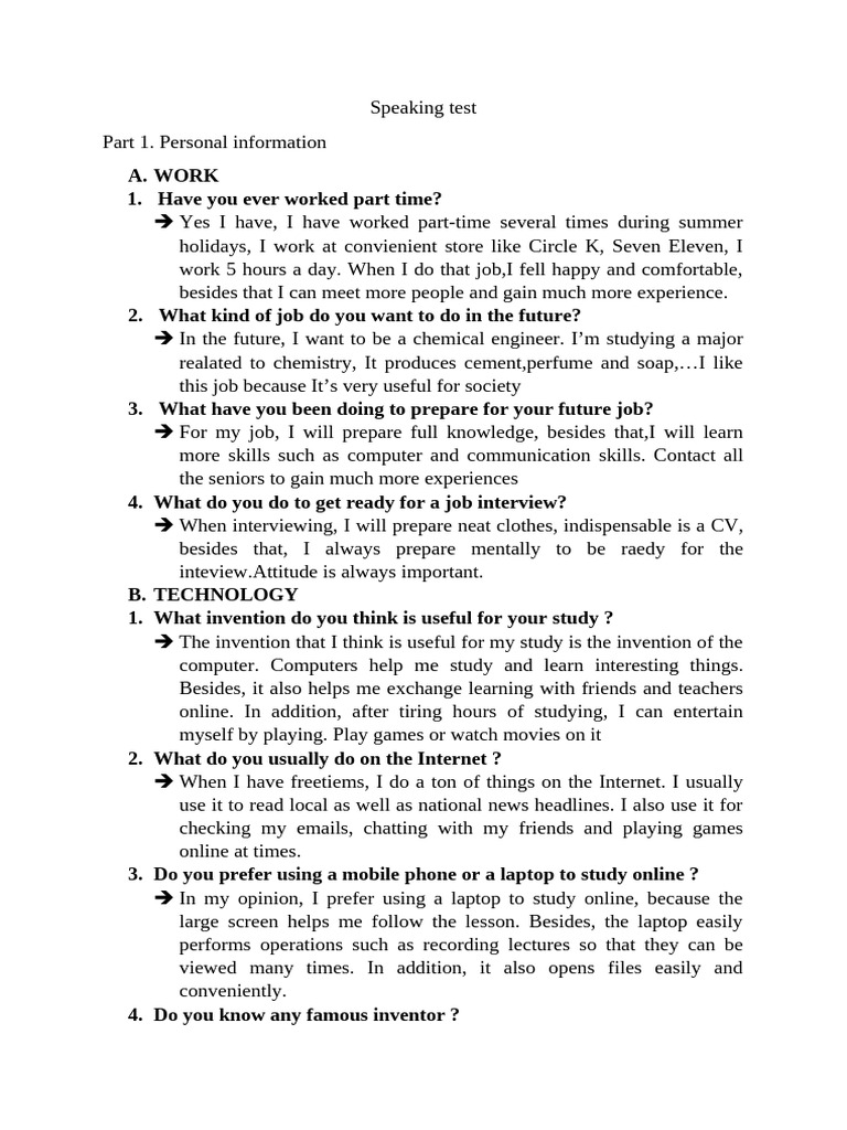 Bài speaking tự soạn ( cuối kỳ AV2 ) | PDF | Marie Curie