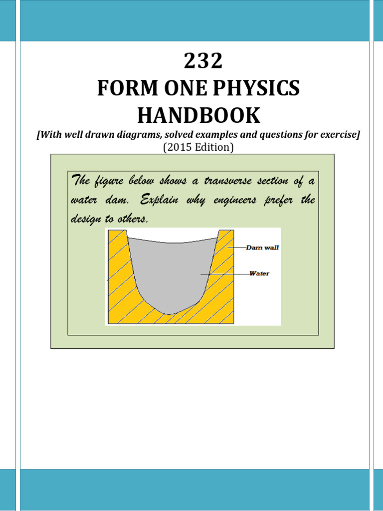 FORM ONE PHYSICS HANDBOOK (Repaired) | PDF | Area | International ...