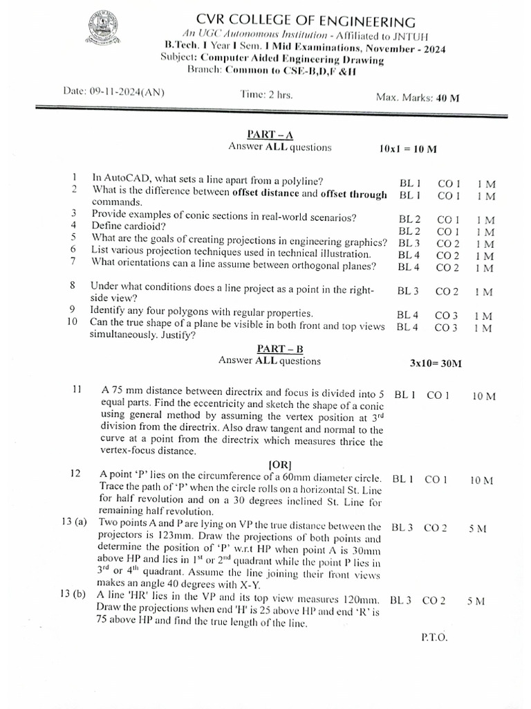 Cse b,d,f,h Caed Qp | PDF