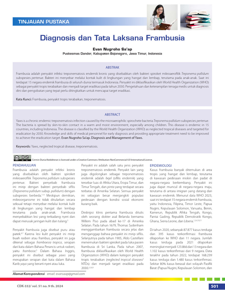 Diagnosis+dan+Tata+Laksana+Frambusia | PDF