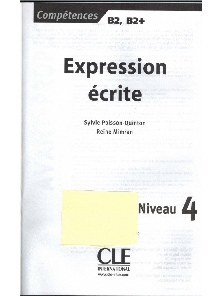 Expression 233 Crite B2 | PDF