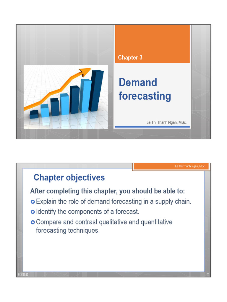 SV - Chap 3 - Demand Forecasting | PDF | Errors And Residuals | Forecasting