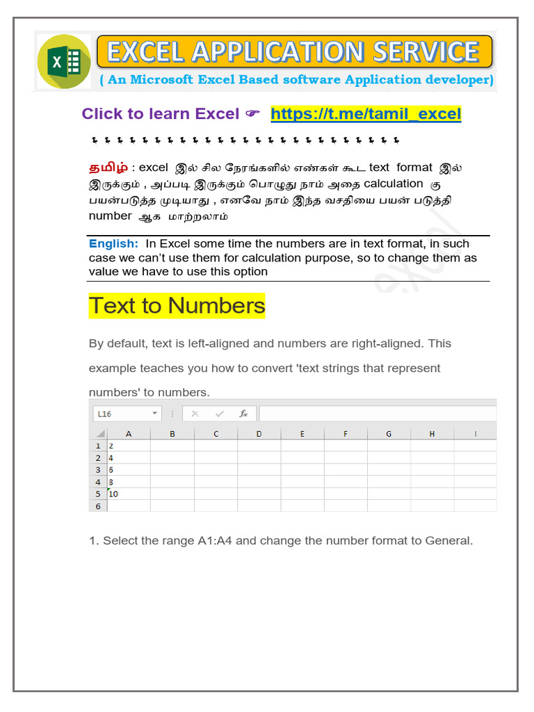Chapter 2 Text To Number | PDF