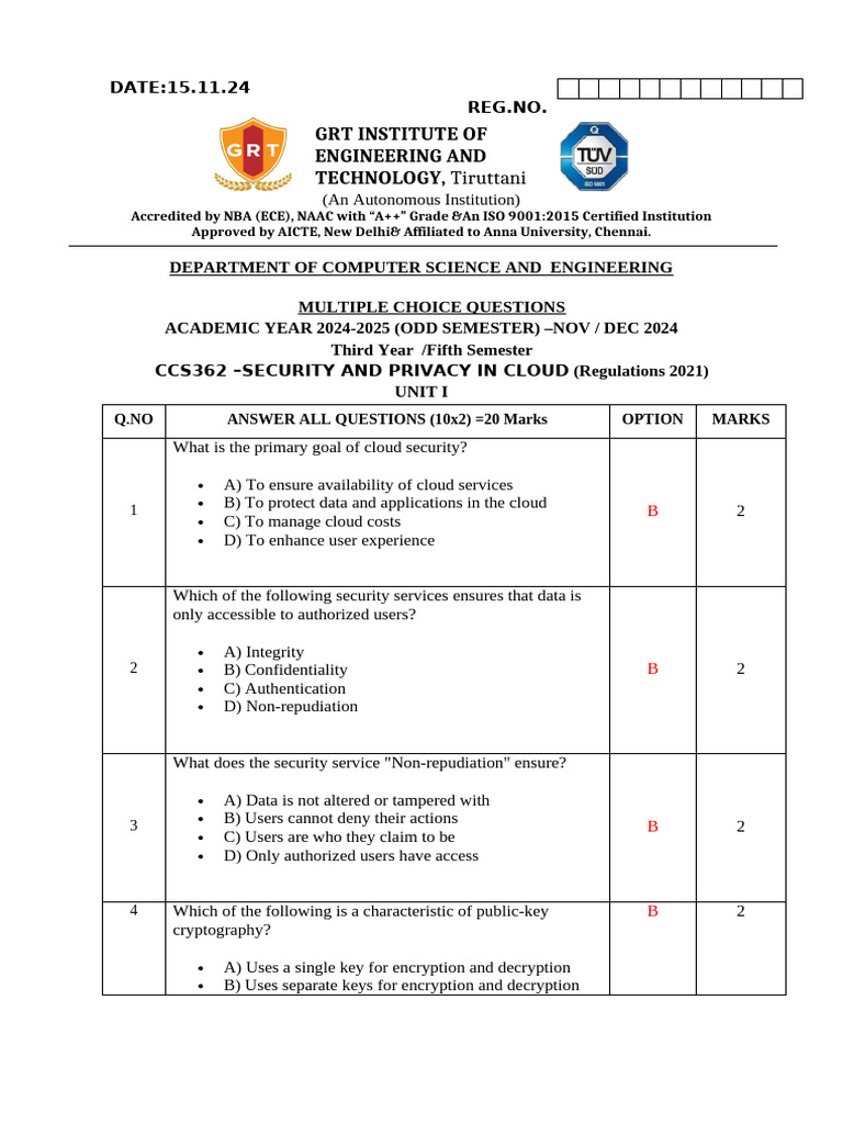 MCQ | PDF | Cloud Computing | Computer Network