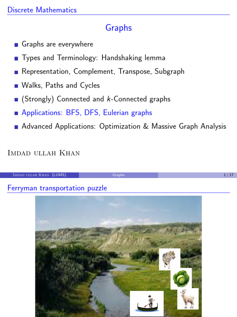 Lecture 26 (1) | PDF | Graph Theory | Vertex (Graph Theory) Lecture 26 (1) | PDF | Graph Theory | Vertex (Graph Theory)