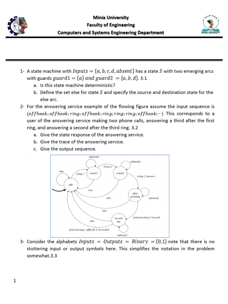 CSE314S - Sheet 02 | PDF | Theory Of Computation | Mathematics
