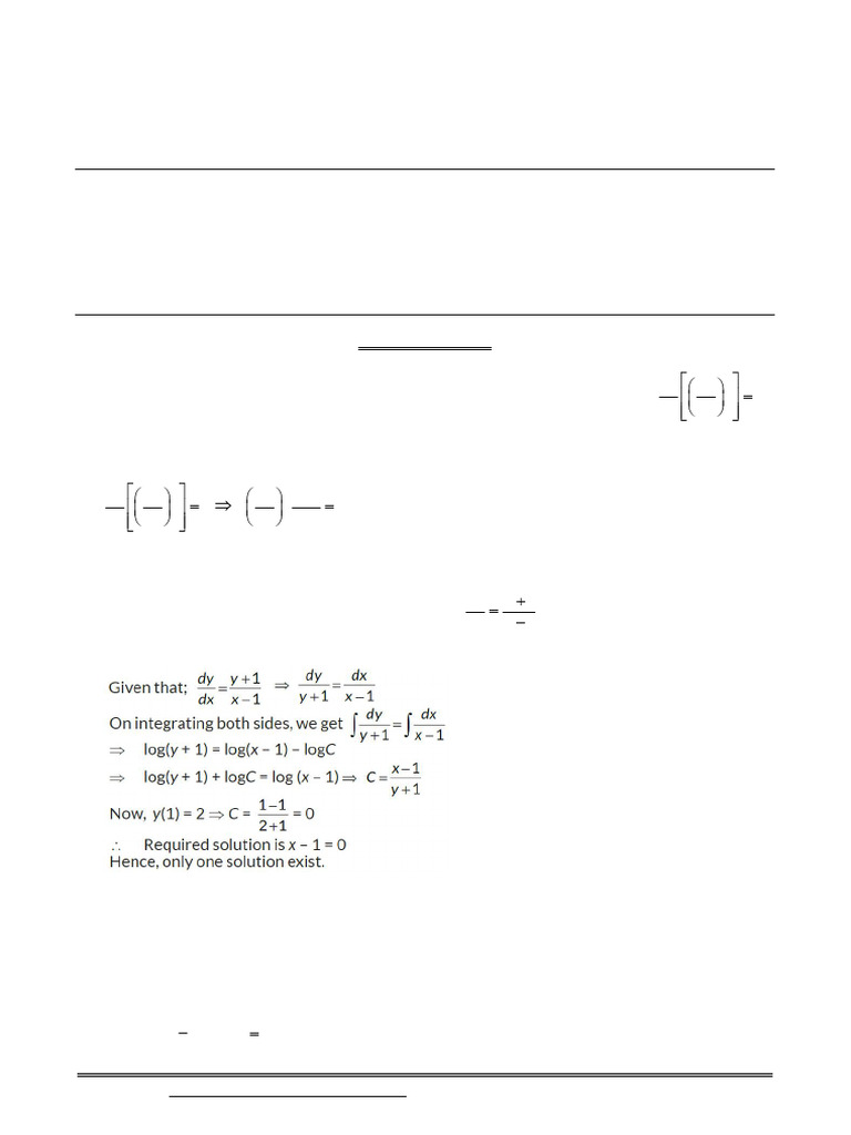 maths-class-xii-chapter-09-differential-equations-practice-paper-11-2024-answers | PDF ...