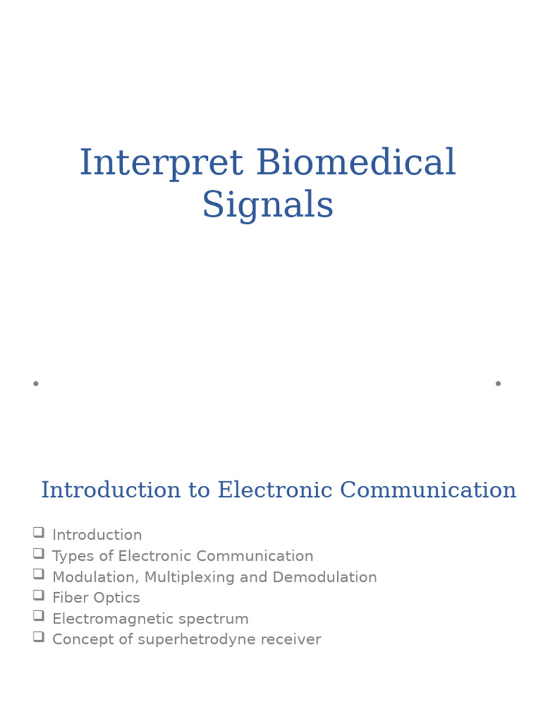 bio signal 1 | PDF | Modulation | Telecommunications