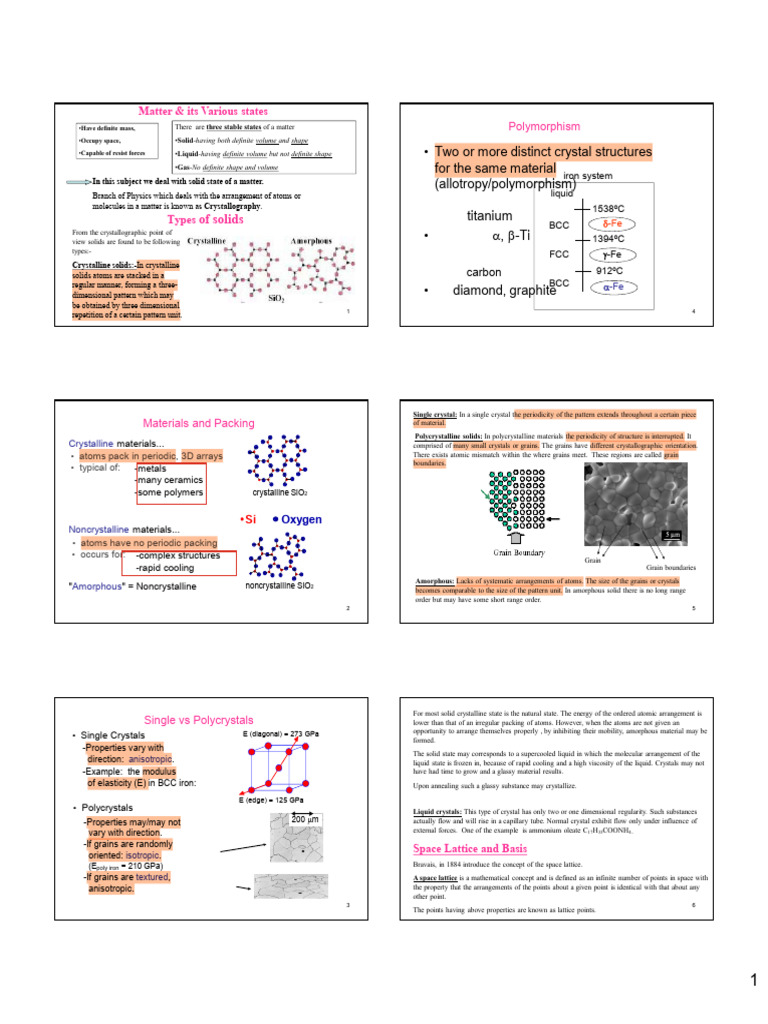 Crystallography 6 | PDF | Crystal Structure | Crystal