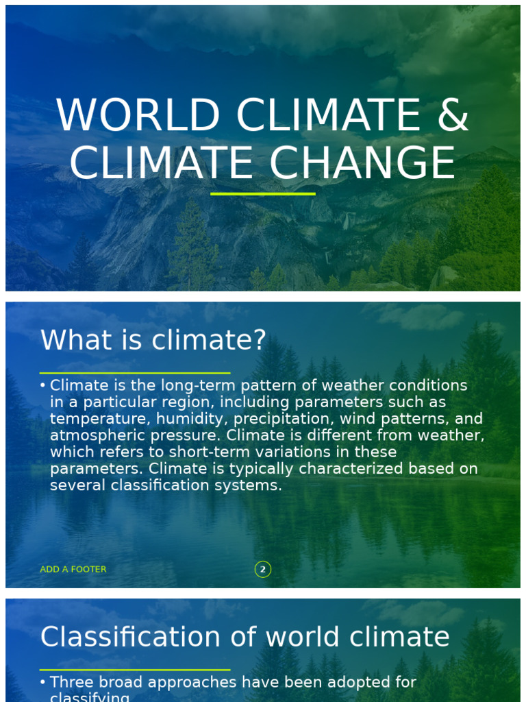 Understanding World Climate and Change | PDF | Greenhouse Gas | Climate ...
