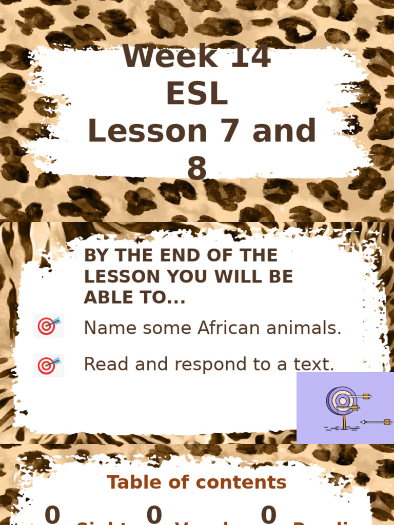 Sight Word African Animals | PDF | Vocabulary | Linguistics