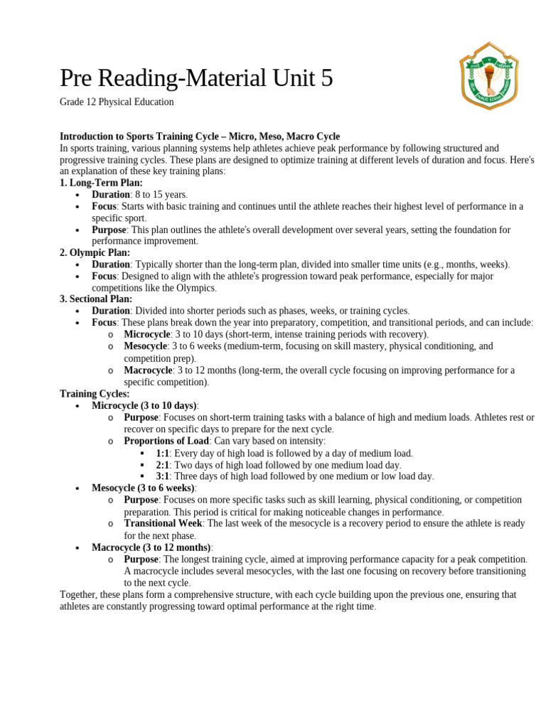 Unit 5 Session 5 Garde 12 | PDF