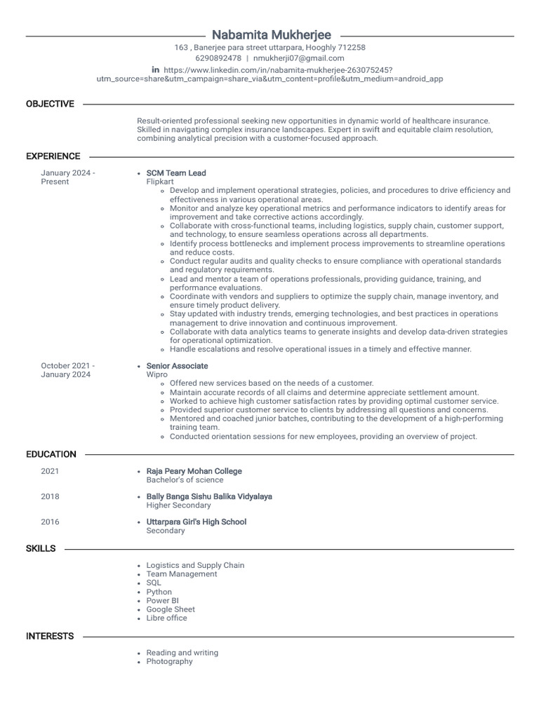 Nabamita Mukherjee SCM (1) | PDF | Supply Chain | Business