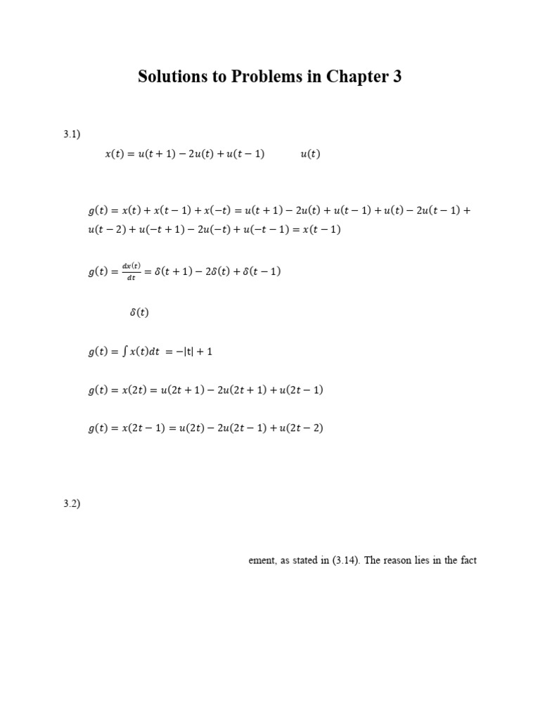 Solutions For Exercises in Introduction To Digital Communications by ...