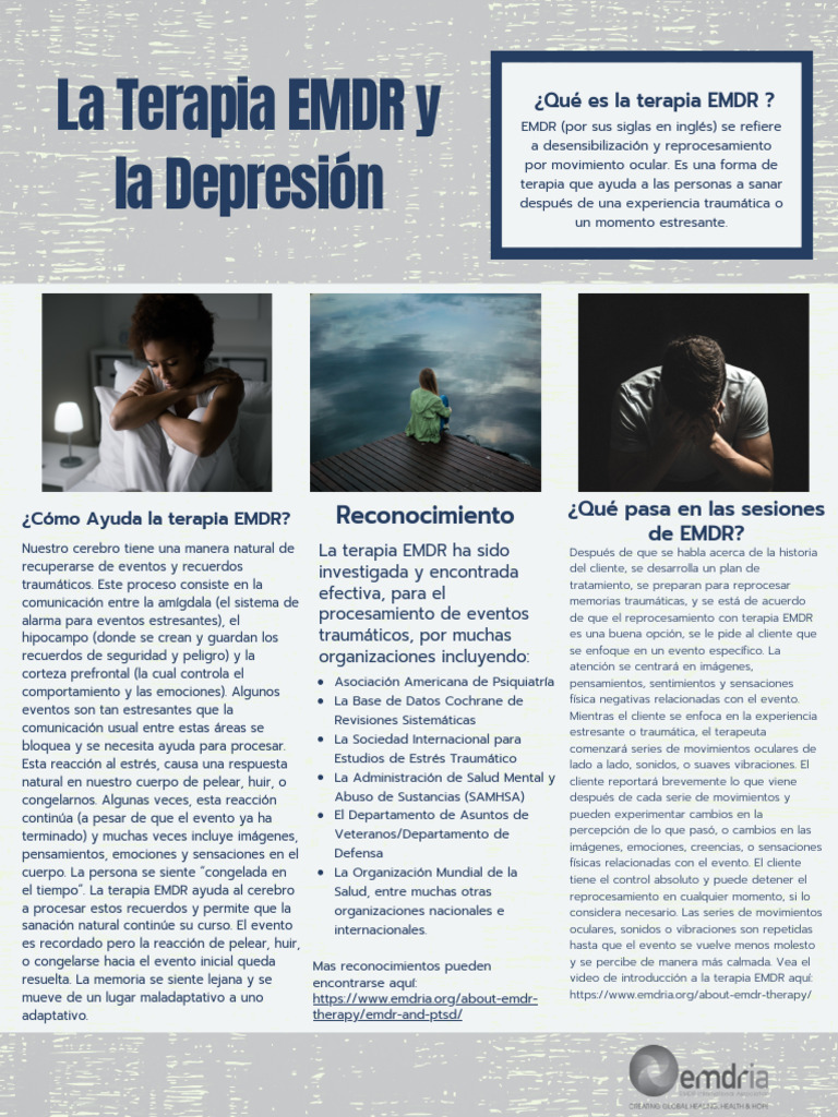 Spanish Depression Handout | PDF | Desensibilización y reprocesamiento ...