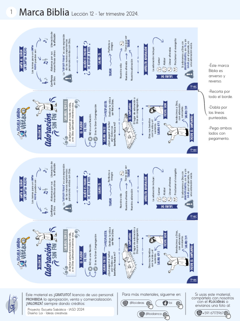 LECCIÓN 12 - LOI | PDF | Salmos
