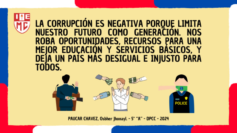 DPCC - Afiche - Corrupción | PDF