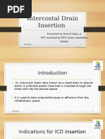 Intercostal Drainage Management Guide | PDF | Medicine | Pulmonology