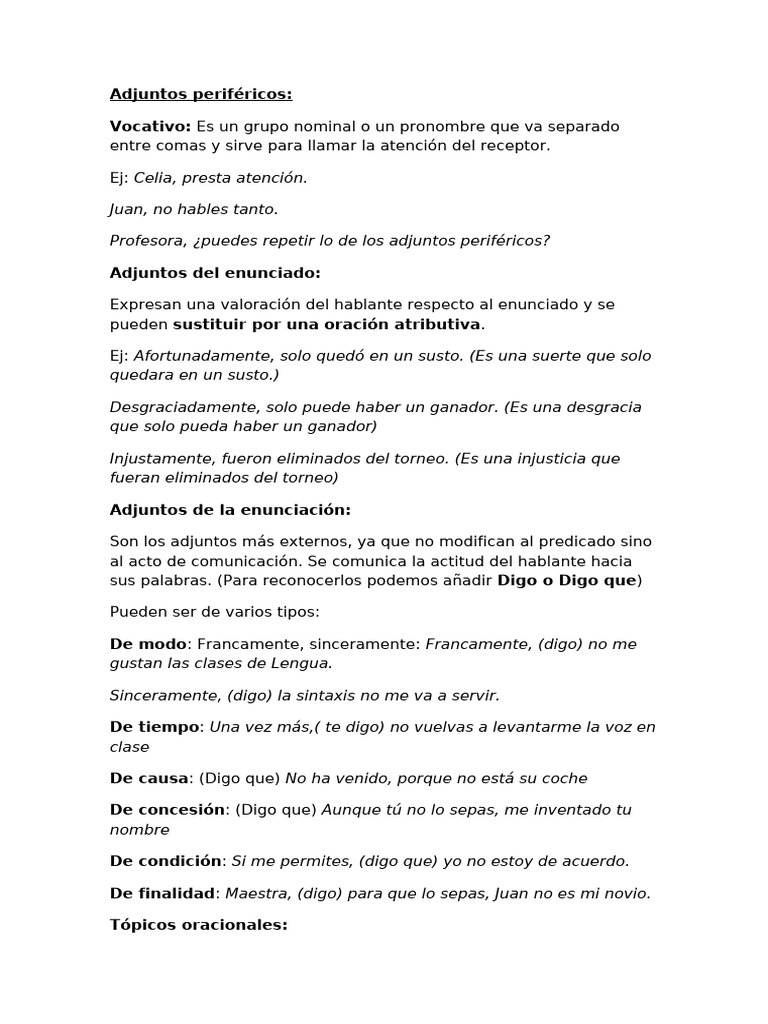 Adjuntos Periféricos | PDF