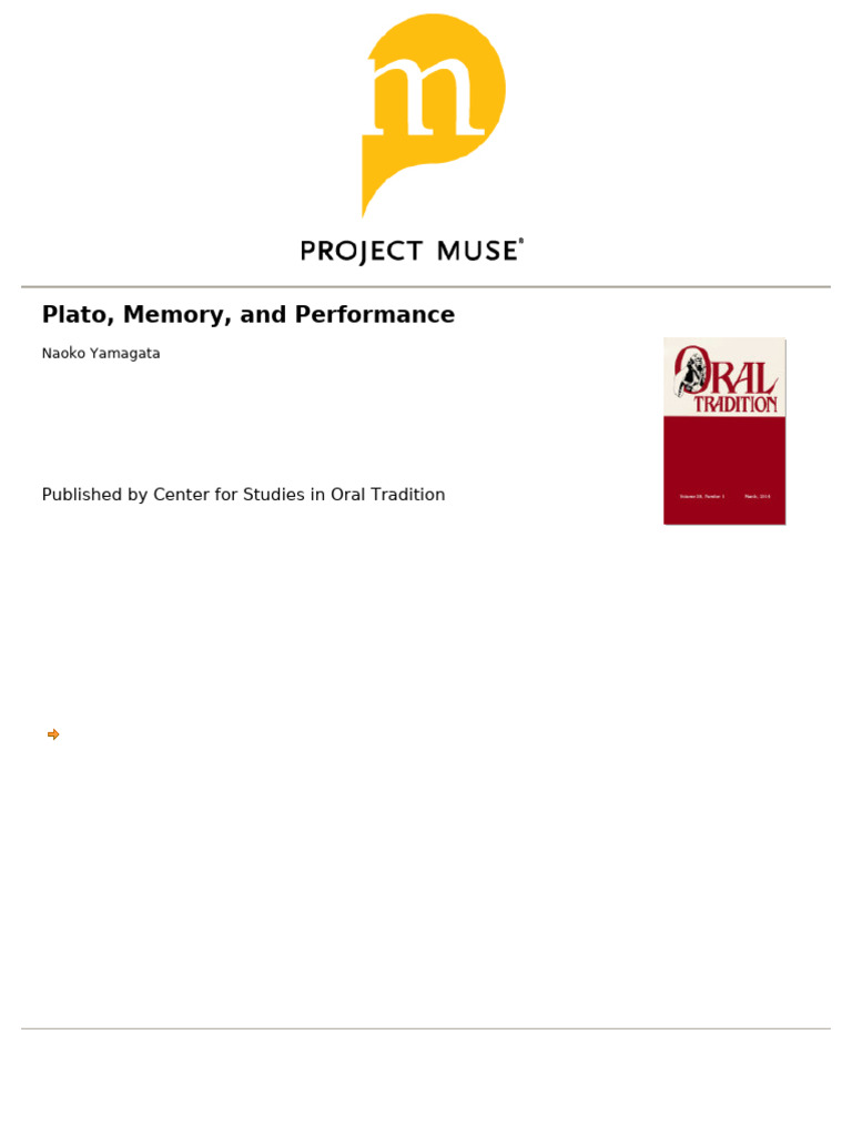 Plato Memory Performance | PDF