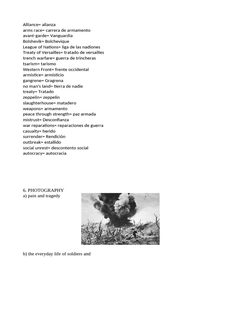 Vocabulario Unidad 2 | PDF