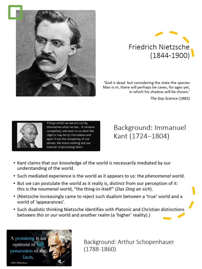 Friedrich Nietzsche PowerPoint | PDF | Noumenon | Friedrich Nietzsche