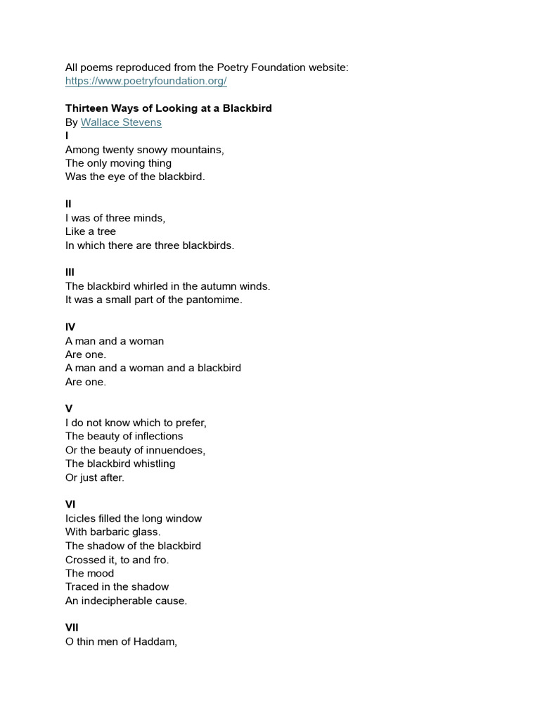 Modernism ECOCRITICISM poems | PDF