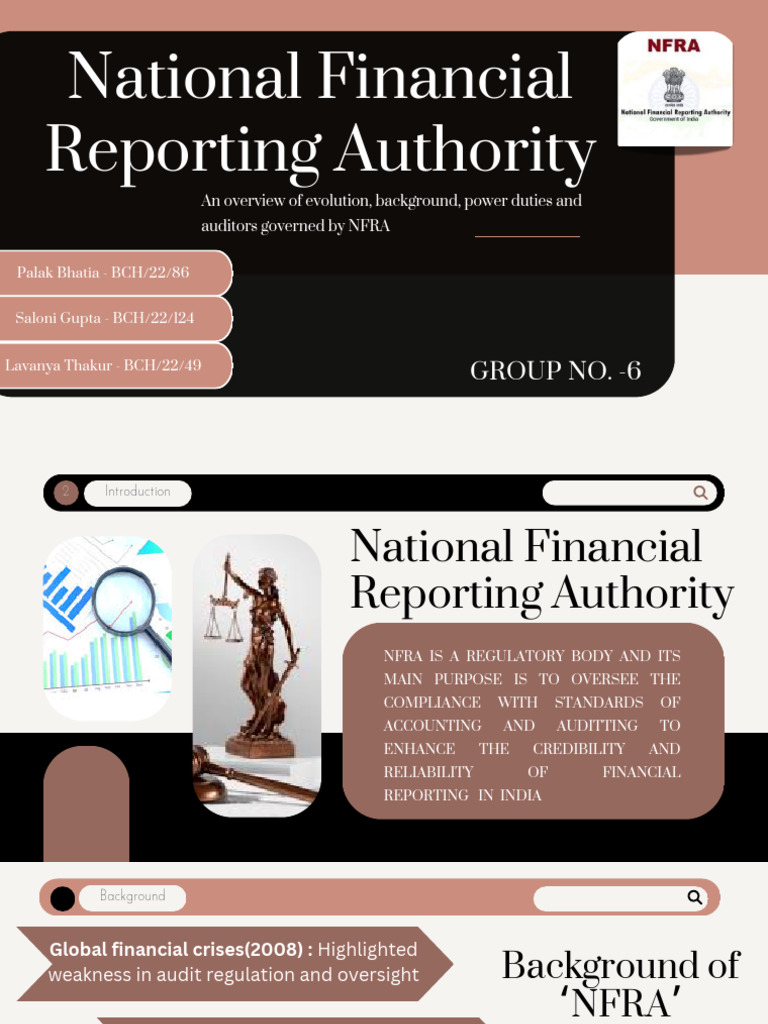 National Financial Reporting Authority PDF | PDF | Audit | Accounting