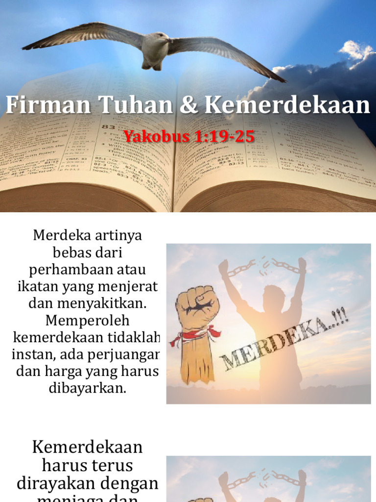 Yakobus 1 Ay 19-25 - Firman Tuhan & Kemerdekaan | PDF