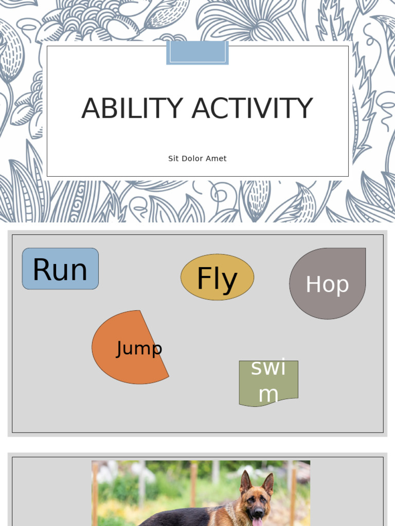 Ability Activity | PDF