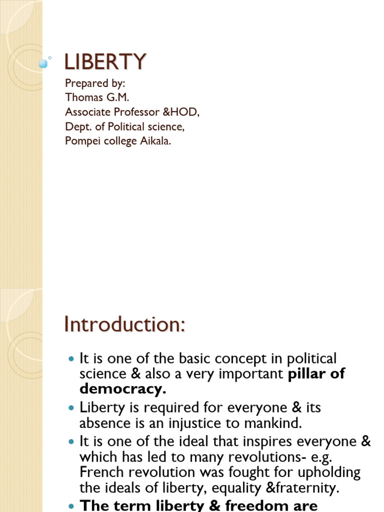 Liberty | PDF | Liberty | Democracy