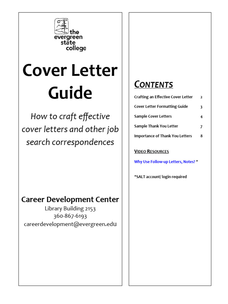Crafting Effective Cover Letters | PDF | Résumé