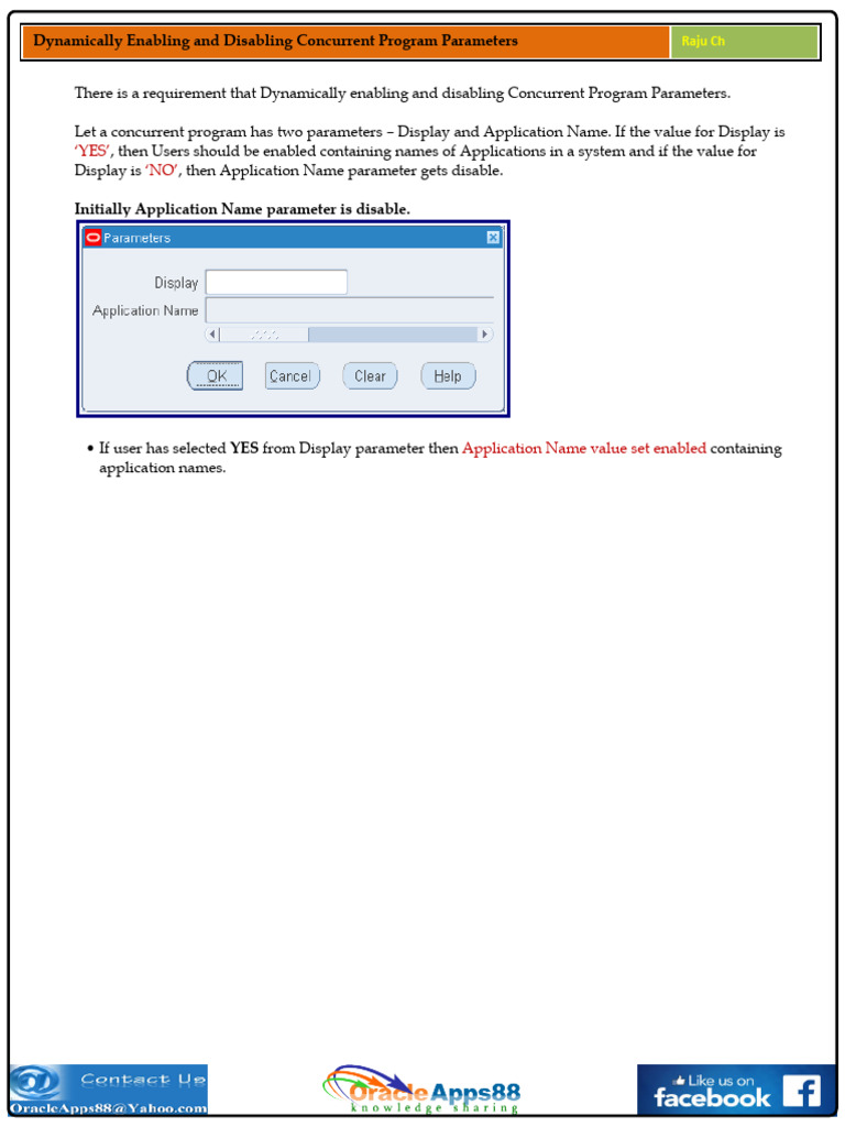 Dynamically Enabling and Disabling Concurrent Program Parameters | PDF | Parameter (Computer ...